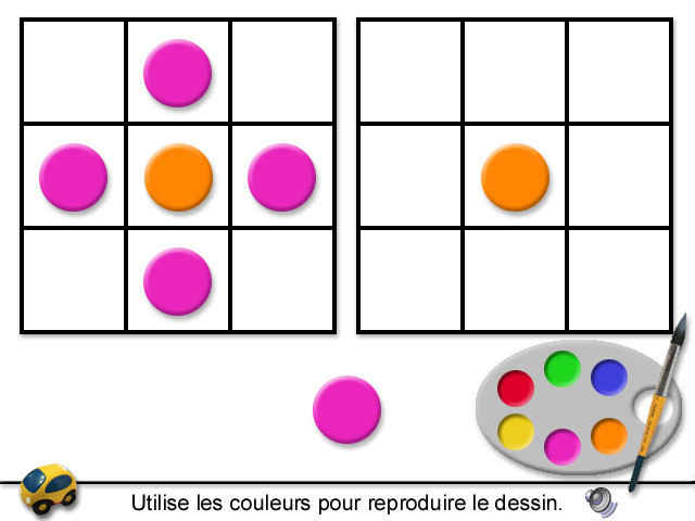 Quadrillages - Activités d'observation, de repérage et de logique