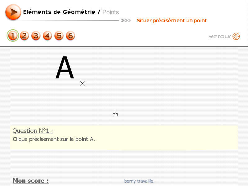 - Situer précisément un point