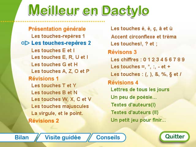 Meilleur en Dactylo - Logiciel PC MAC pour apprendre la dactylographie